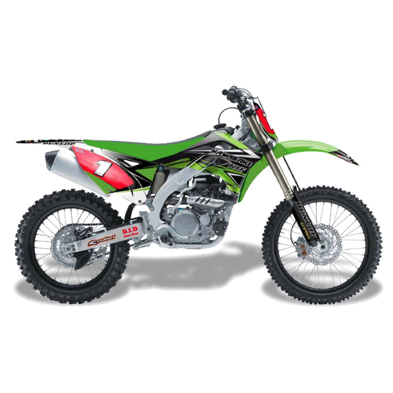 KIT GRAFICHE KAWASAKI KX KXF KLX KLR 65 85 110 125 250 450 .. 650 GRAFIC