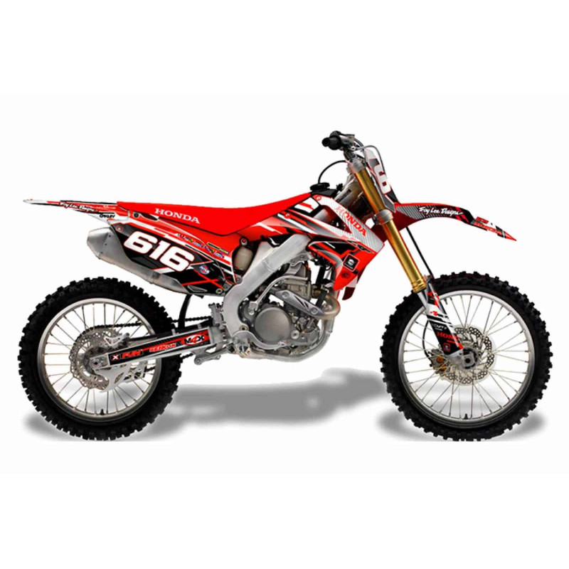 KIT GRAFICHE HONDA HM VENT SIX DERAPAGE BAJA CR CRF CRF CRM CRE X XR 70 80 85 125 150 230 250 ...